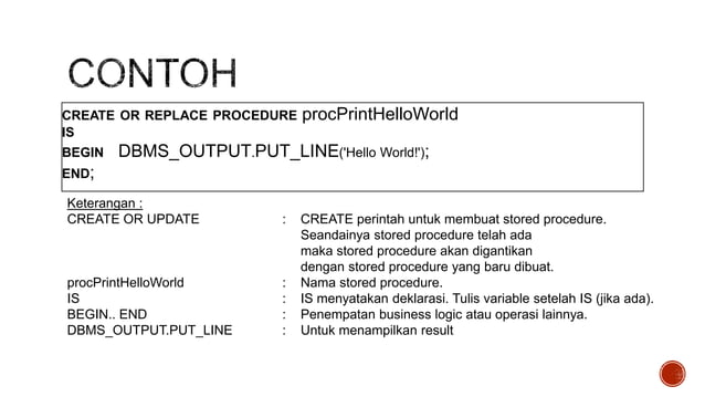 Stored Procedure Ppt