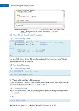Stored procedure | PDF
