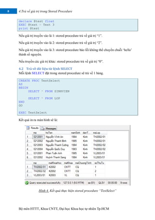Stored procedure | PDF