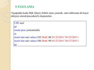 Stored procedure | PPT