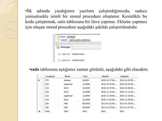 Stored procedure | PPT