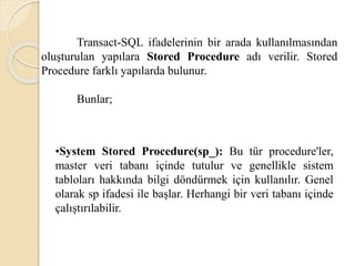 Stored procedure | PPT