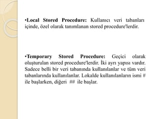 Stored procedure | PPT
