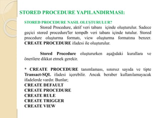 Stored procedure | PPT