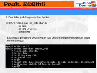 Stored procedure | PPT