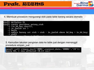 Stored procedure | PPT