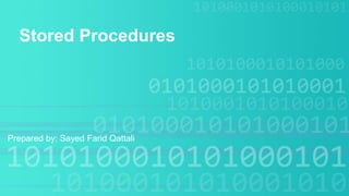 Stored Procedures | PPT