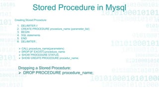 Stored Procedures | PPT