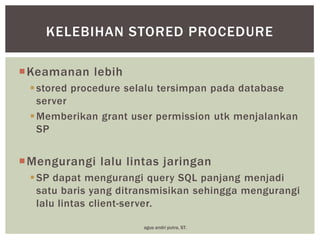 Stored Procedure | PPT