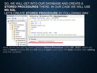 Stored procedure in mule | PPT