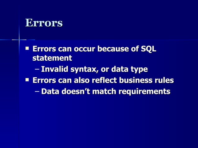 SQL Server Stored procedures | PPT