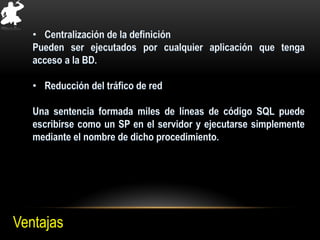 Stored Procedures - SQL | PPT