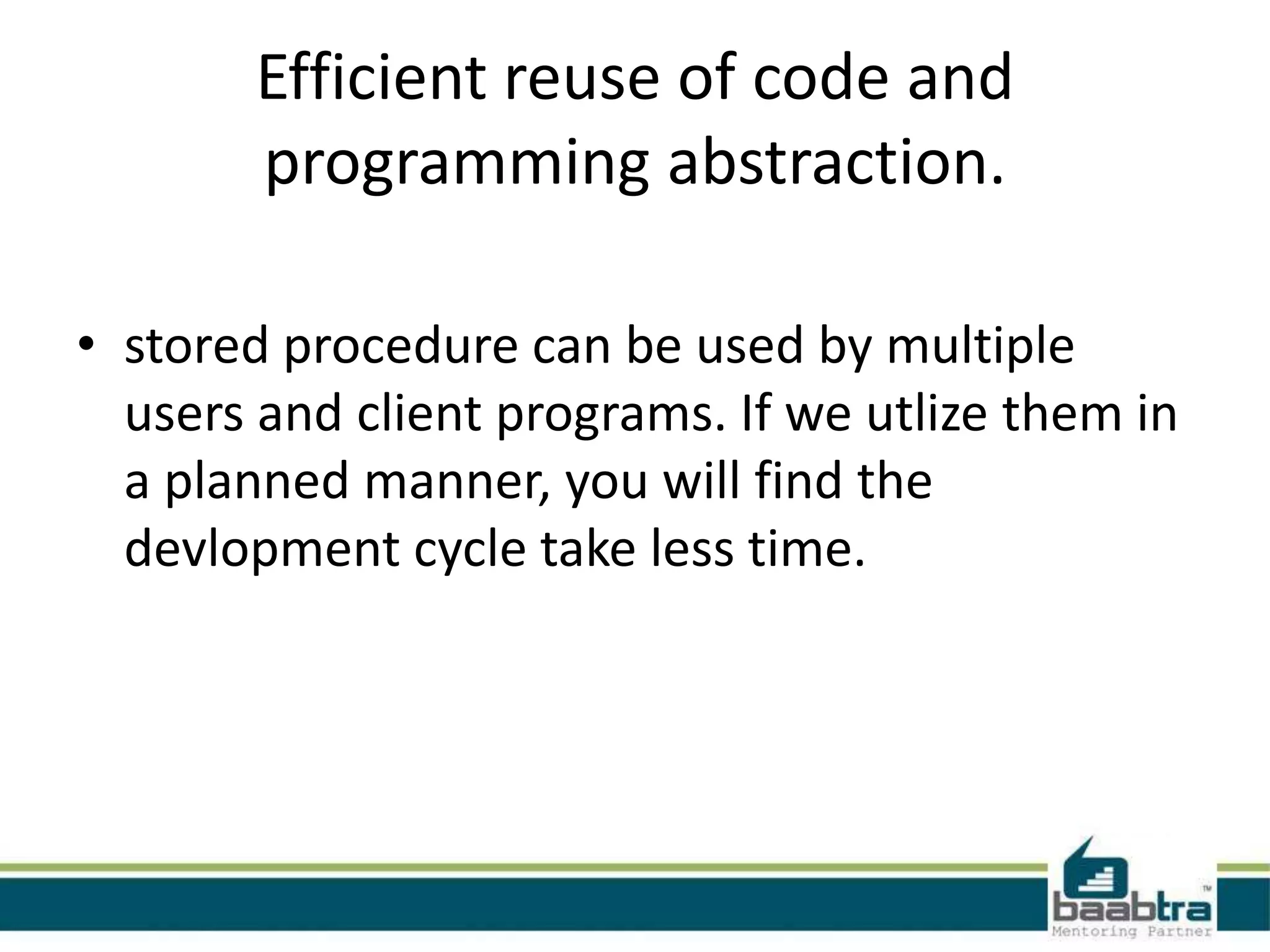 Stored procedures in_mysql | PPTX