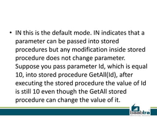 Stored procedures in_mysql | PPTX
