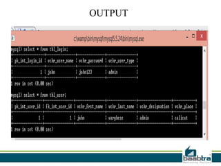 Stored procedures with cursors | PPT