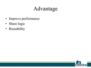 Stored procedure,transaction | PPT