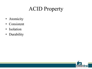 Stored procedure,transaction | PPT