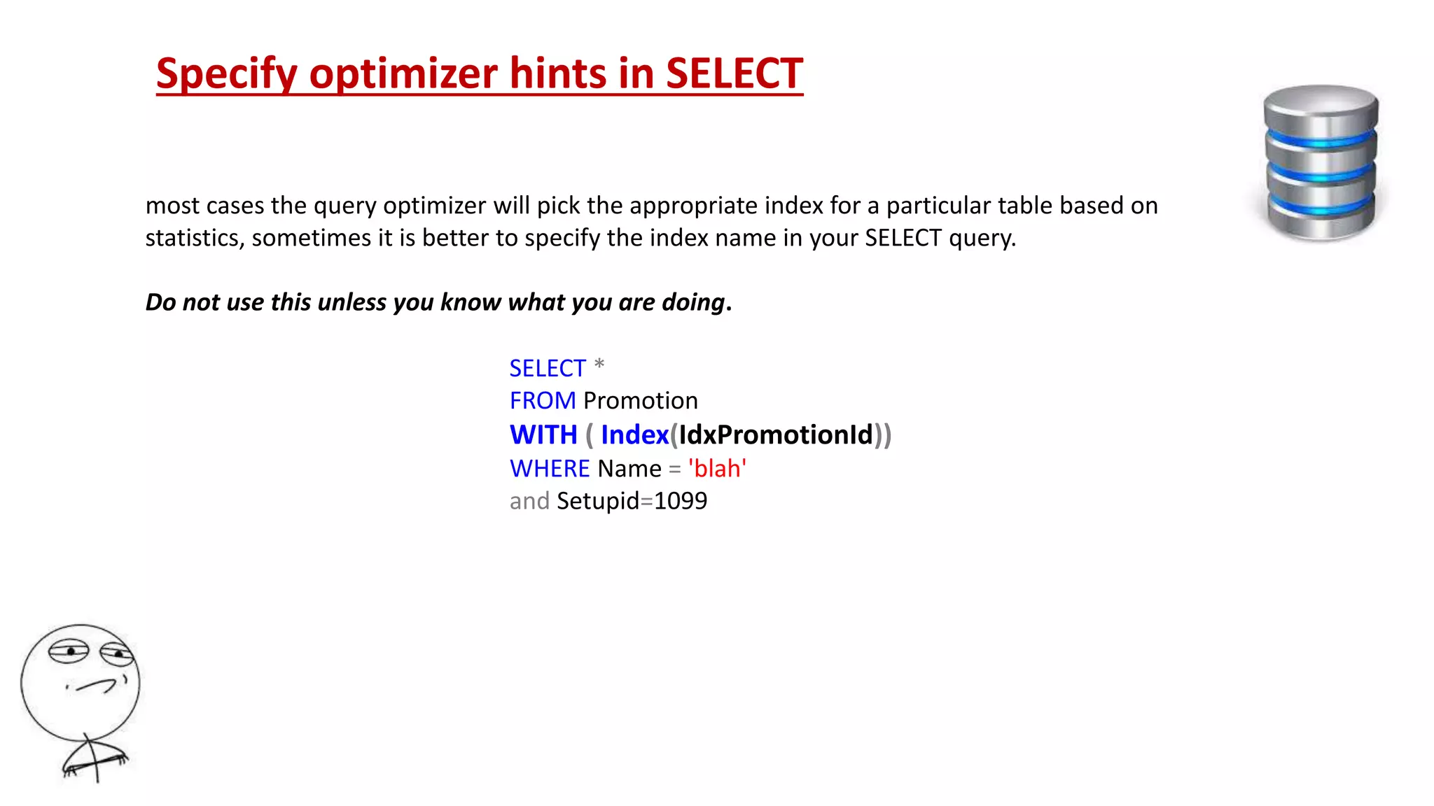 Stored Procedure Tuning And Optimization T Sql Ppt