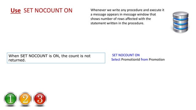 Stored Procedure Tuning And Optimization T Sql Pptx Databases