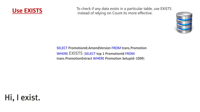 Stored procedure tuning and optimization t sql | PPTX | Databases ...