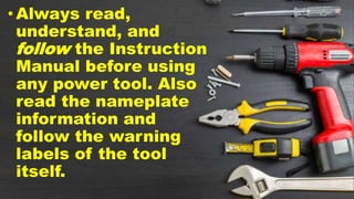 Store electrical power and hydraulic tools | PPTX