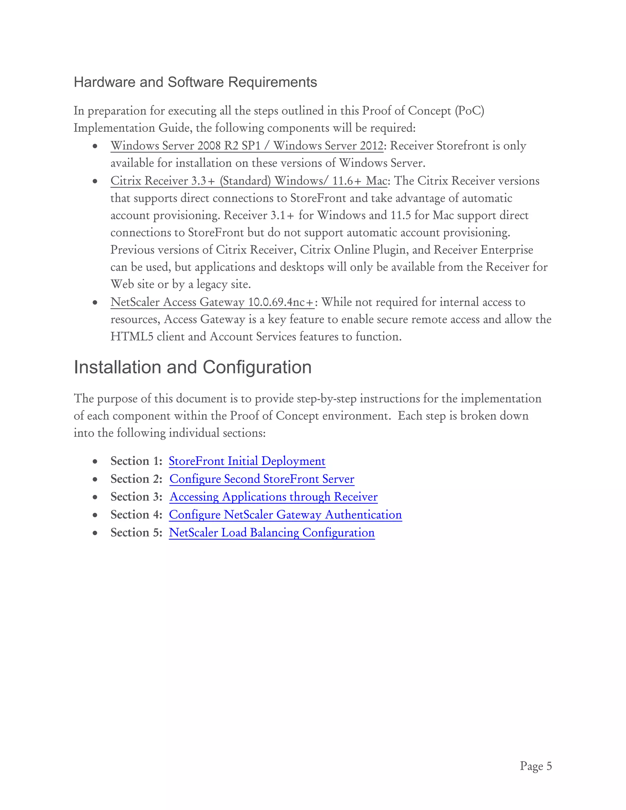 Citrix StoreFront - Implementation Guide | PDF | Operating Systems ...