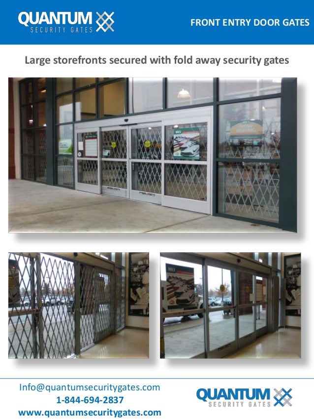 Storefront security with quantum security gates