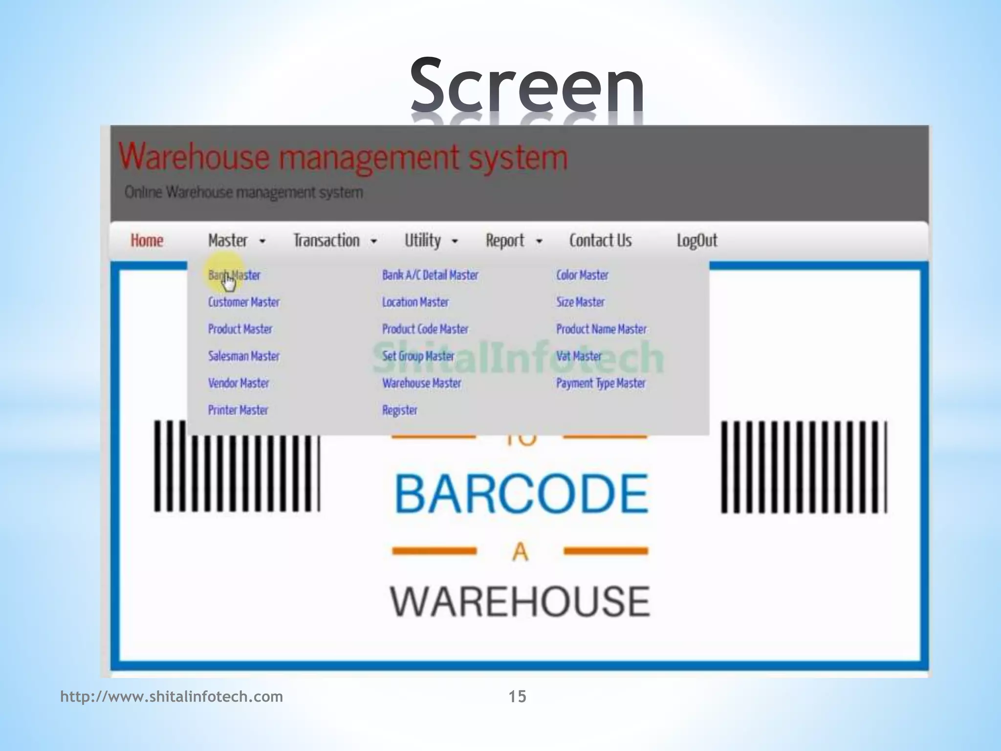 Store inventory system using barcode | PPTX