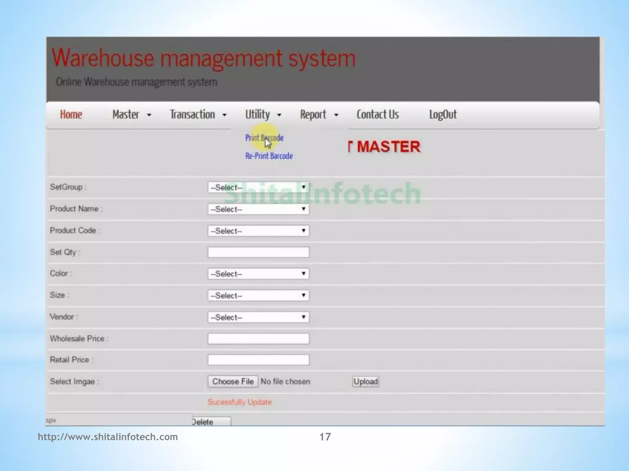 Store inventory system using barcode | PPTX