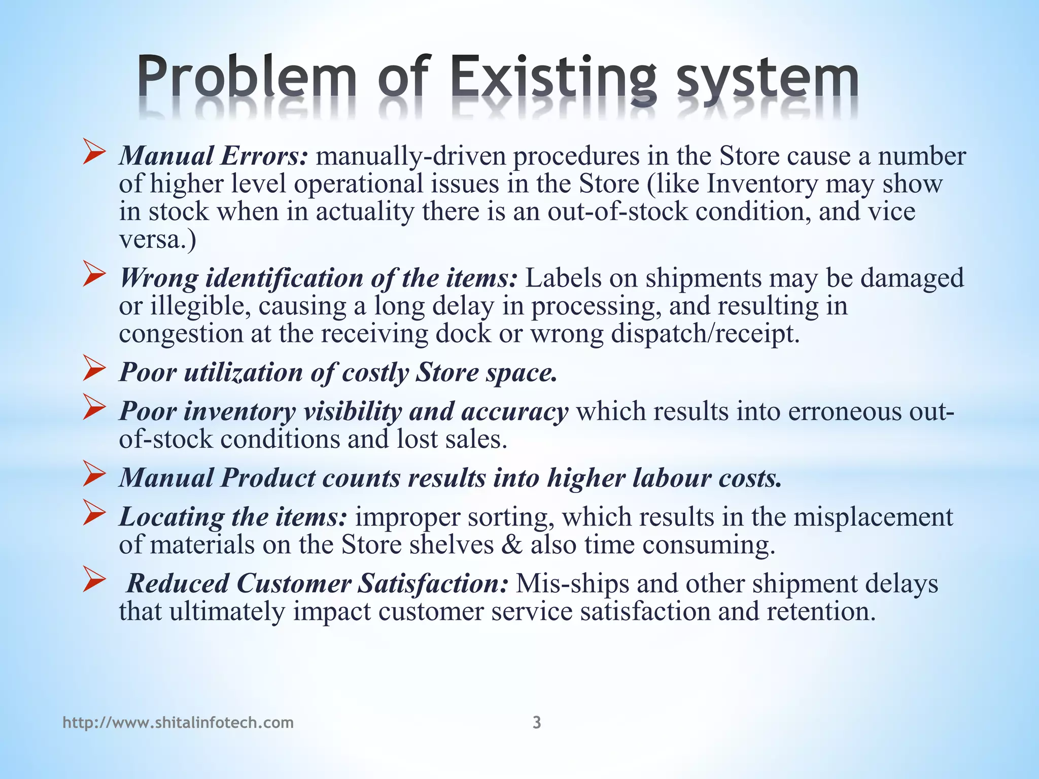Store inventory system using barcode | PPTX