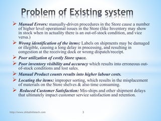 Store inventory system using barcode | PPTX