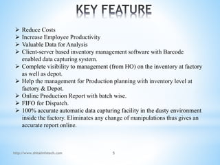 Store inventory system using barcode | PPTX