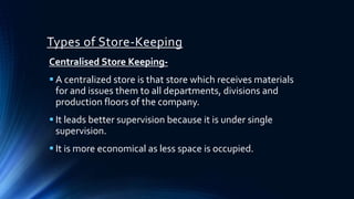 Storekeeping | PPTX