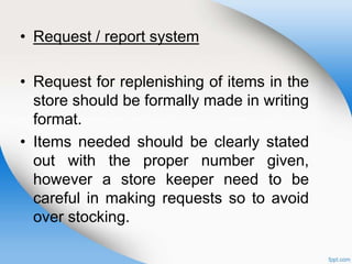 STOREKEEPING PPT SECOND DAY.ppt