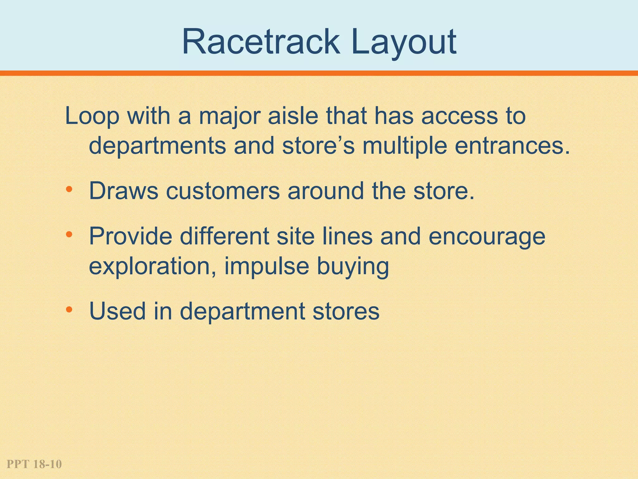 Store layout, design and merchandising | PPT