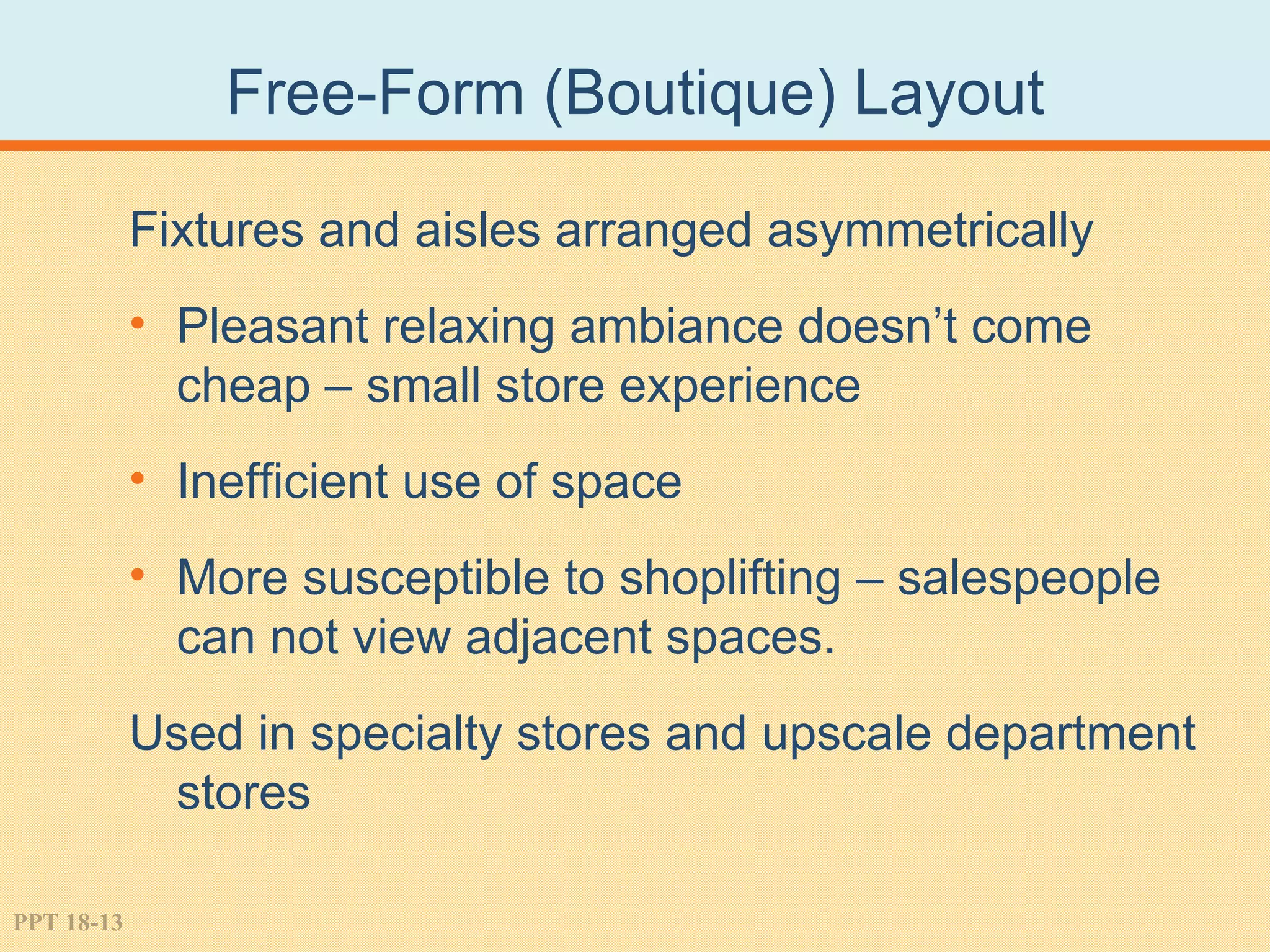 Store layout, design and merchandising | PPT