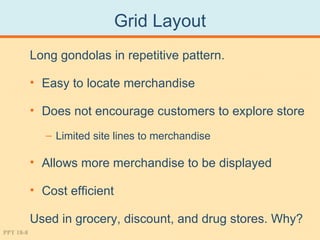 Store layout, design and merchandising | PPT