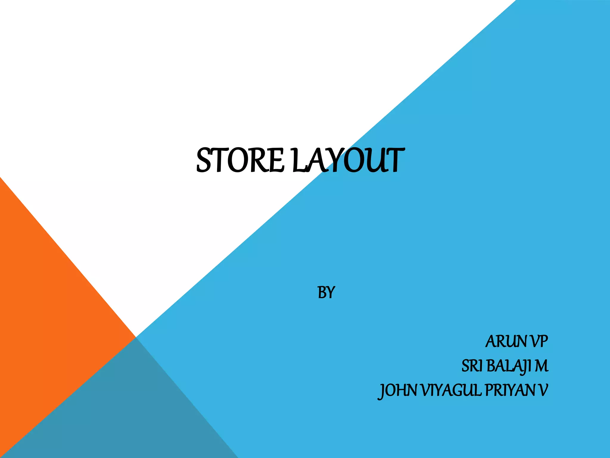 Store Layouts | PPTX