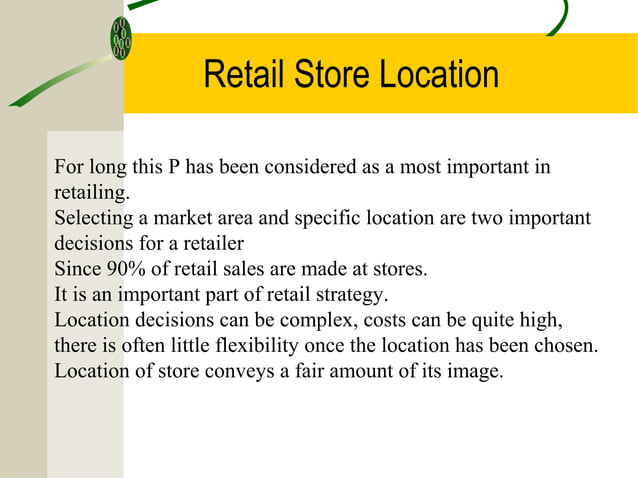 Store locations | PPT