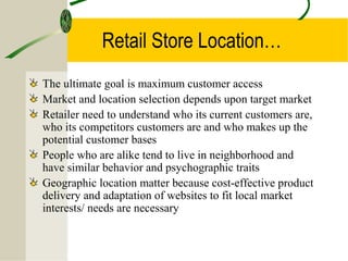 Store locations | PPT