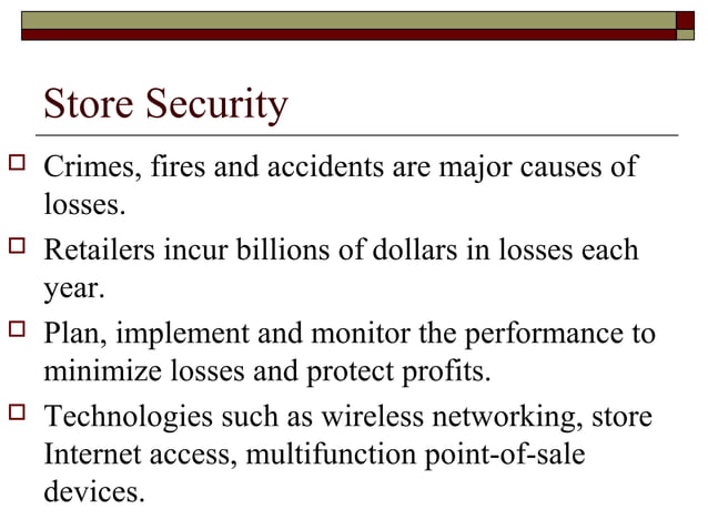 Store management | PPT
