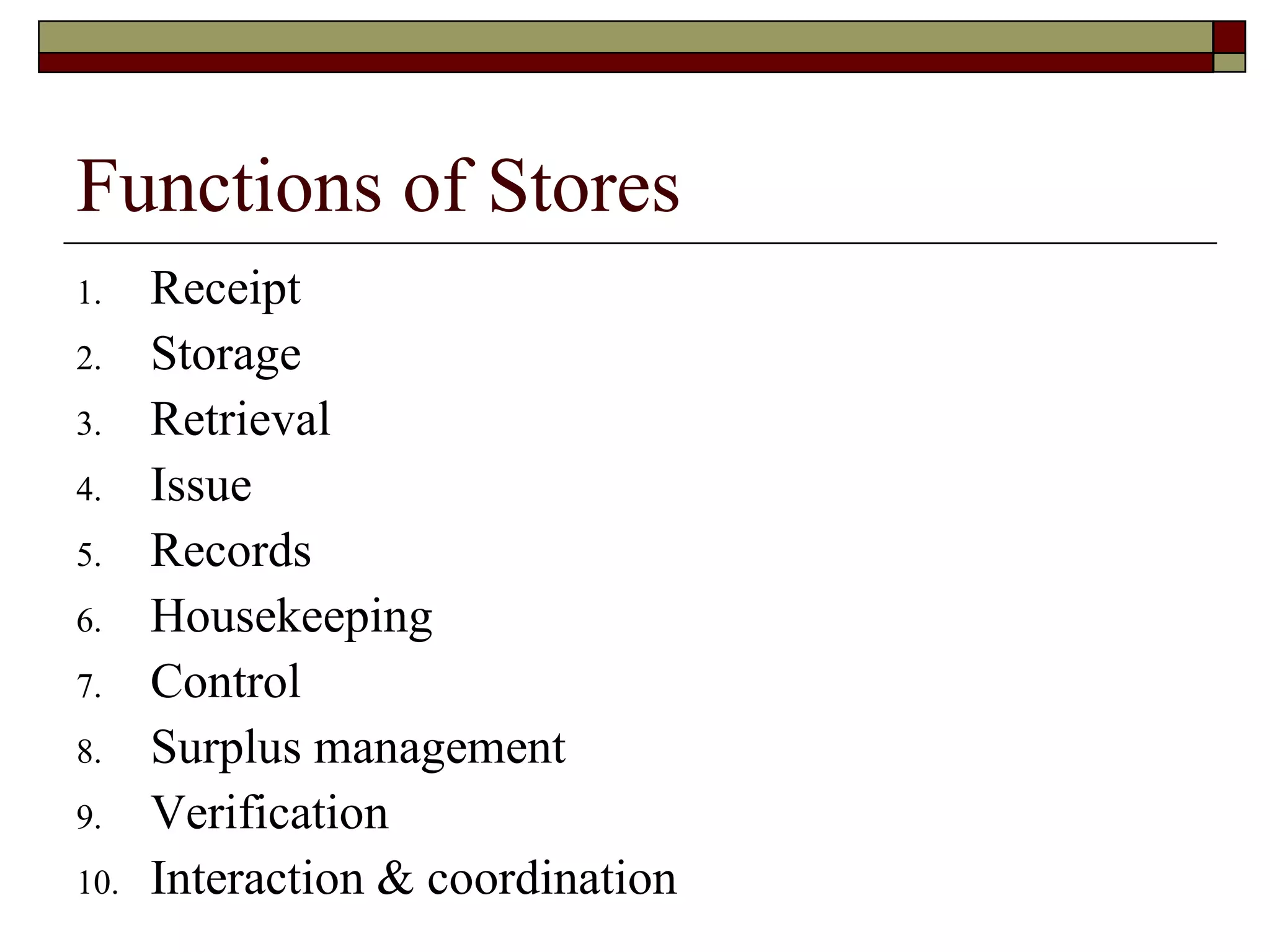 Store management | PPT