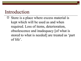 Store management | PPT