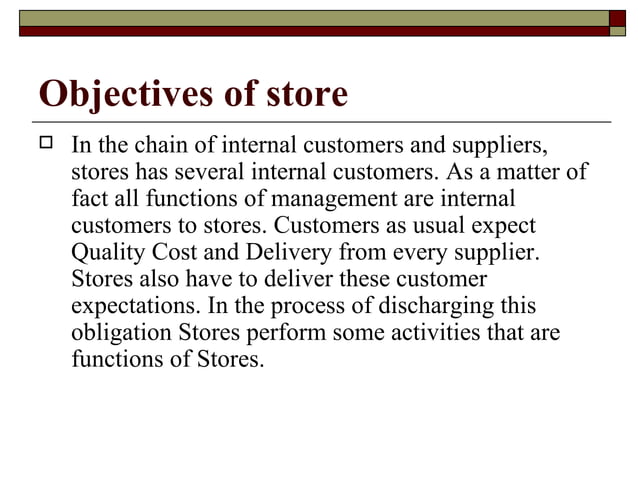 Store management | PPT | Retail Industry | Industries