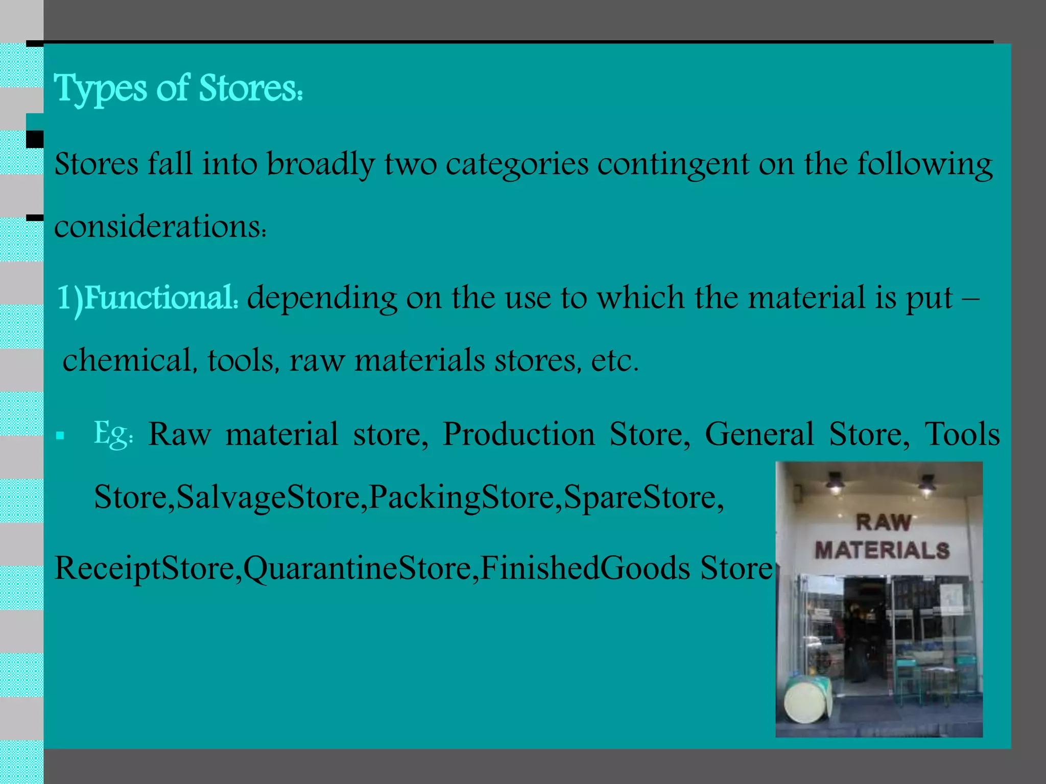 Stores management | PPTX