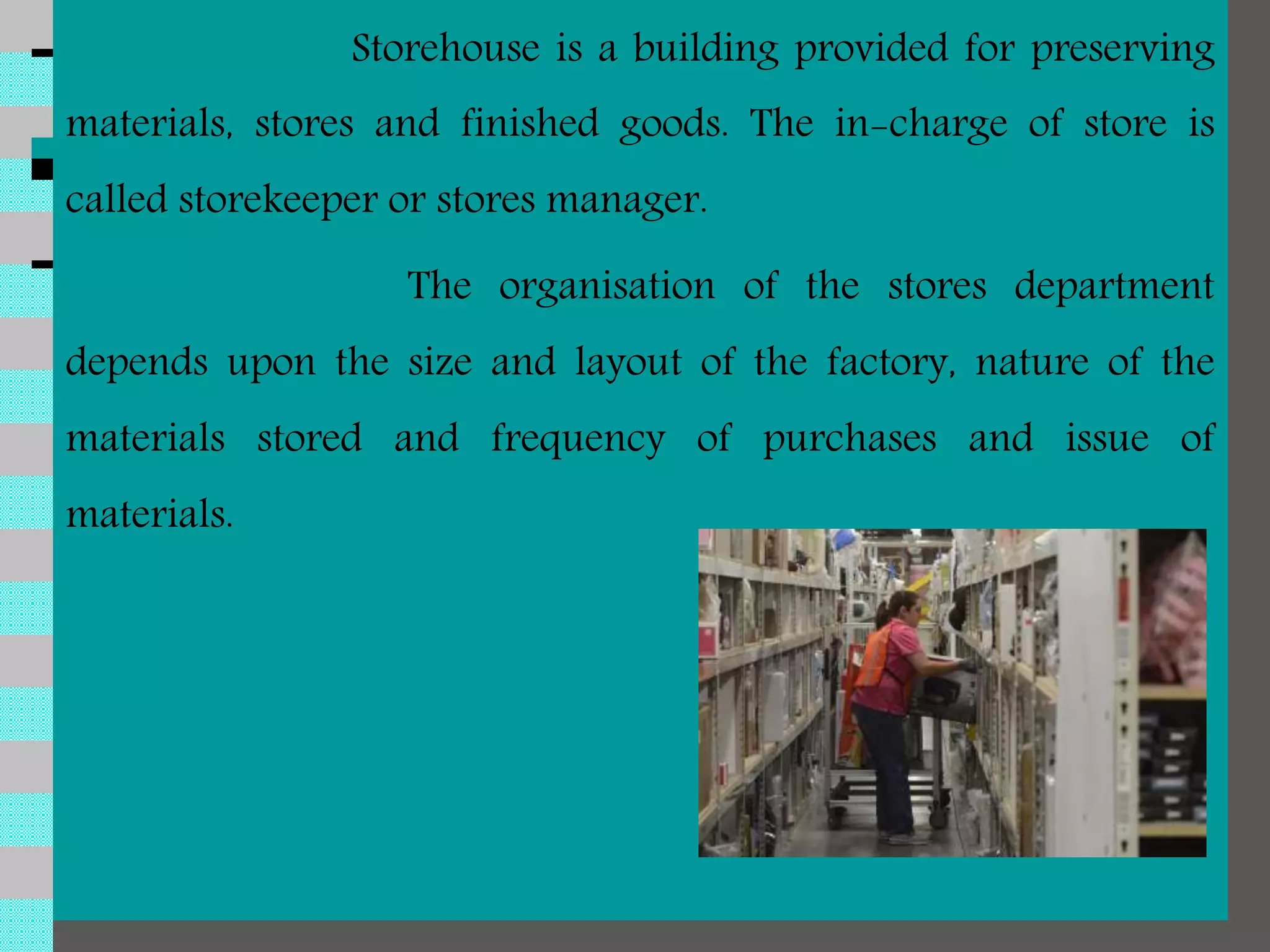 Stores management | PPTX