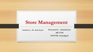 Store management | PPT