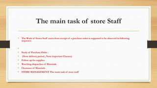 Store management | PPT