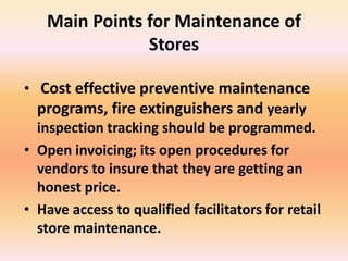 store mgt n maintenance.ppt