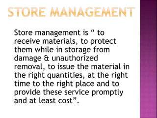 store mgt n maintenance.ppt